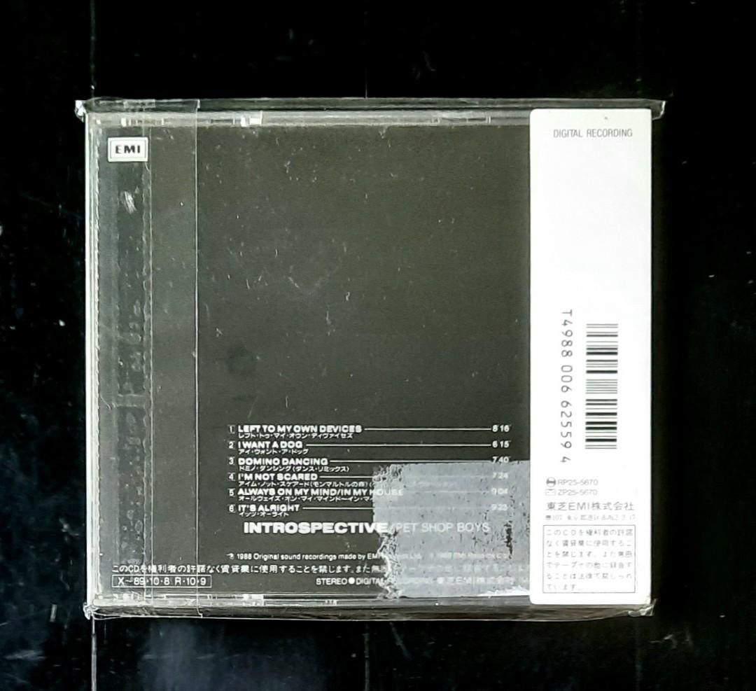 Pet Shop Boys - Introspective CD, Hobbies & Toys, Music & Media, CDs ...