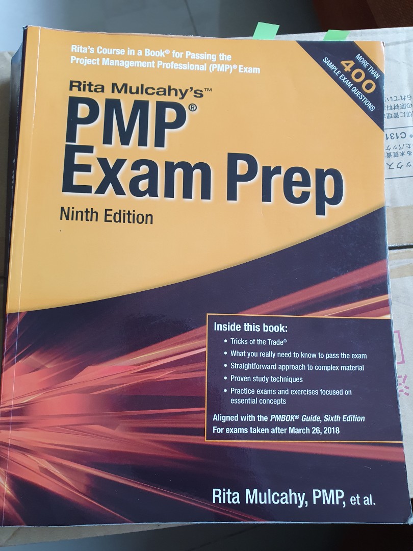 PMP Exam Prep by Rita Mulcahy, Hobbies & Toys, Books & Magazines ...