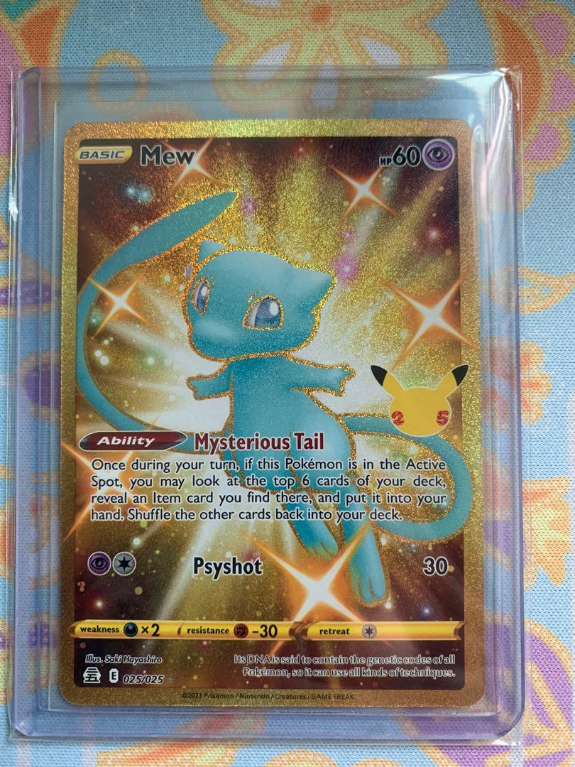 Pokemon 25th Mew Secret Rare, Hobbies & Toys, Toys & Games on Carousell