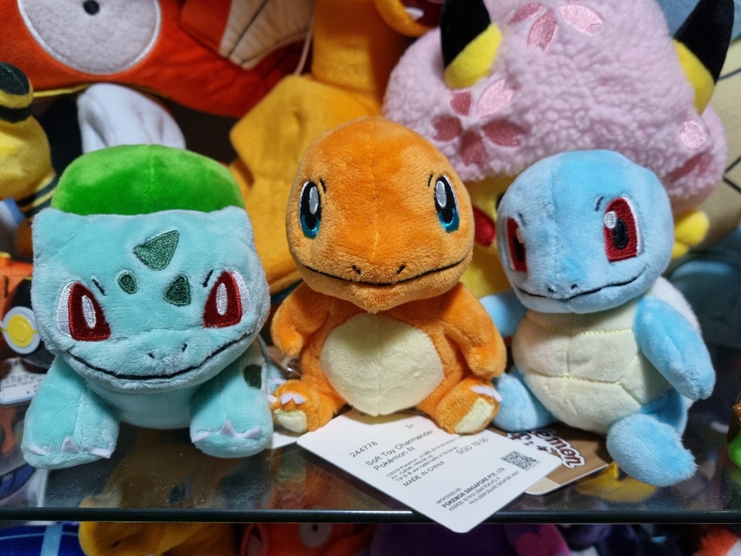 Pokemon starter plushie for sale, Hobbies & Toys, Toys & Games on Carousell