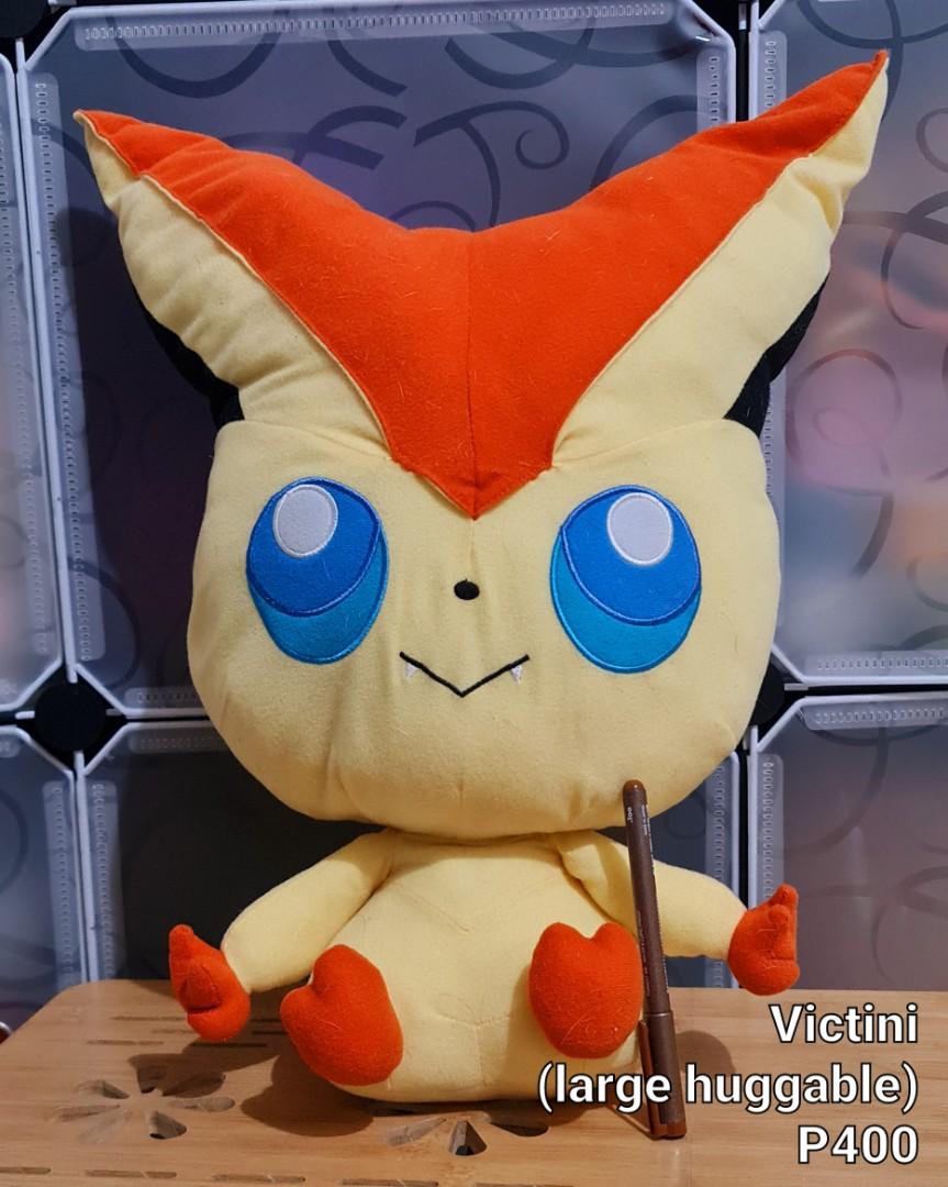 Pokemon Victini large huggable jumbo plush, Hobbies & Toys, Toys ...