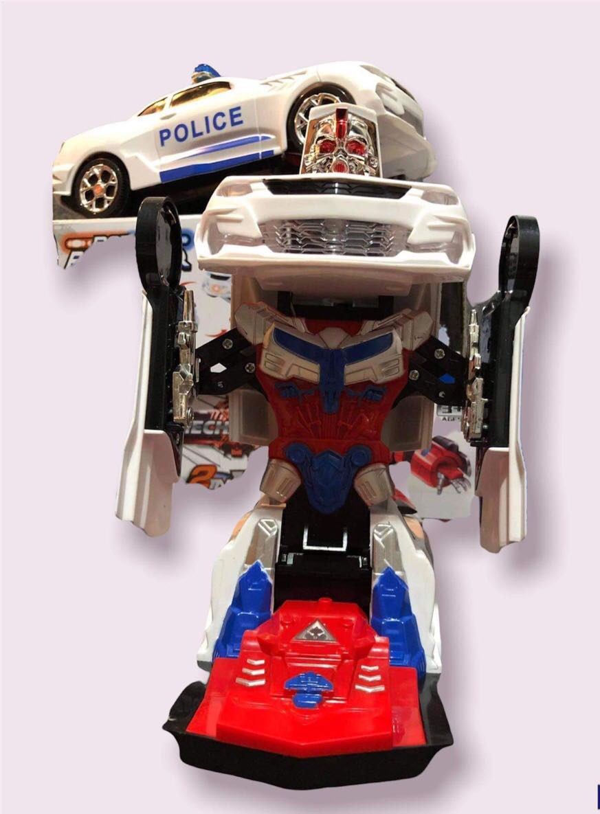 Police Car Transformer, Hobbies & Toys, Toys & Games on Carousell