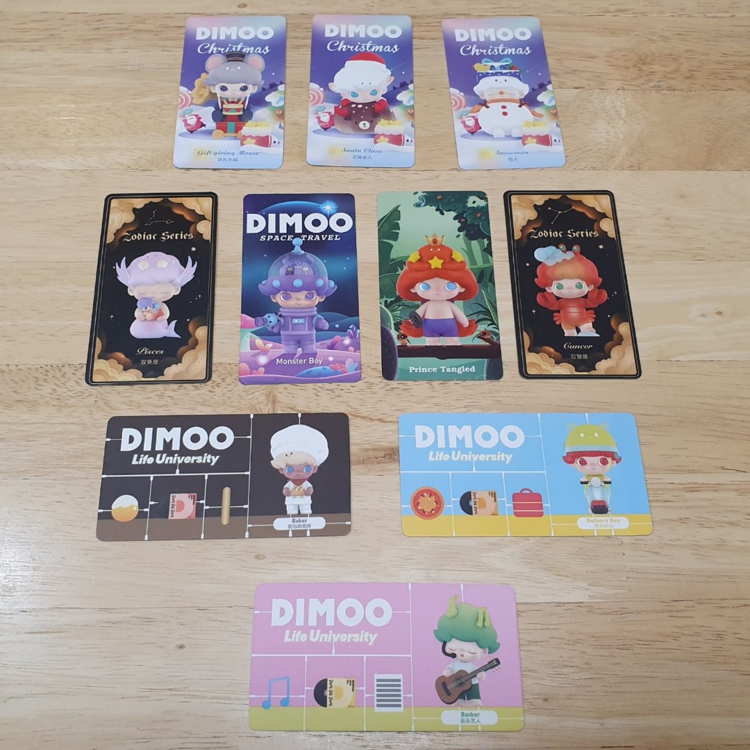 Pop Mart /popmart on Sale - Dimoo Space Travel/ Zodiac/Social University /Christmas/Forest ...