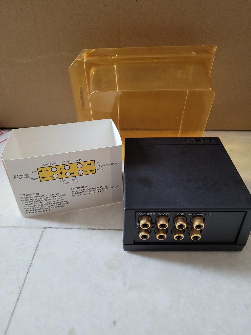 QED MA20 RCA 2 way input expander switch box, Audio, Other Audio ...