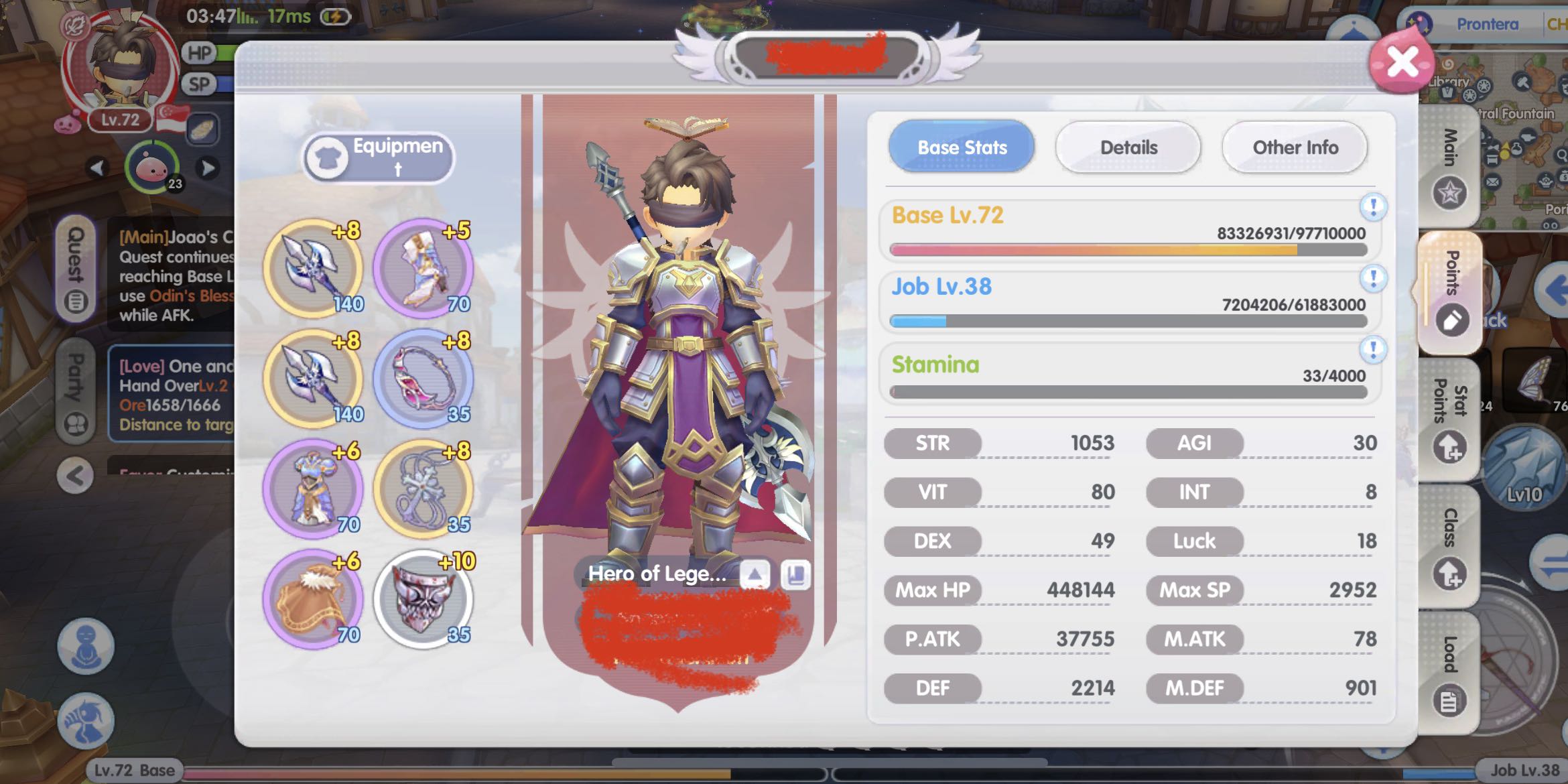 Ragnarok X ROX Lord Knight High End Odin Central Plains, Hobbies & Toys ...