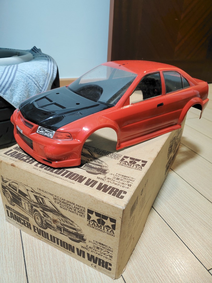 1/10 RC Lancer Evo VI WRC Body Car Shell , painted but never been used ...
