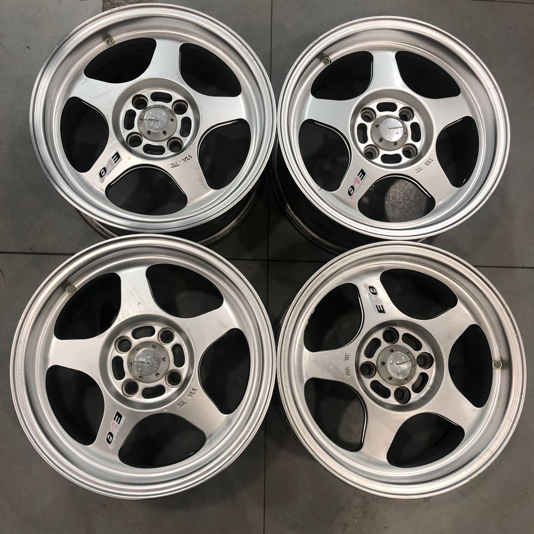 Rim Evo Regamaster 15x7JJ PCD100, Auto Accessories on Carousell