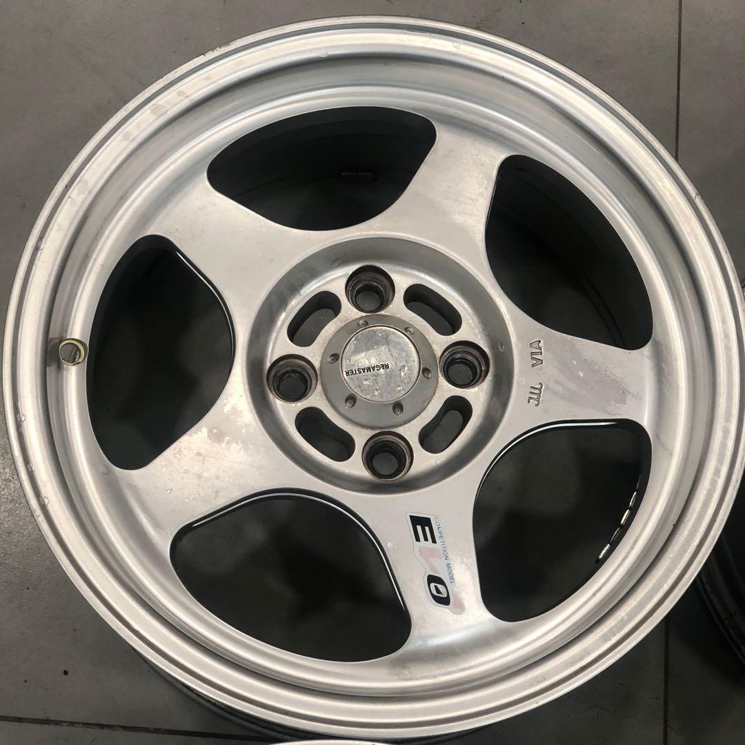 Rim Evo Regamaster 15x7JJ PCD100, Auto Accessories on Carousell