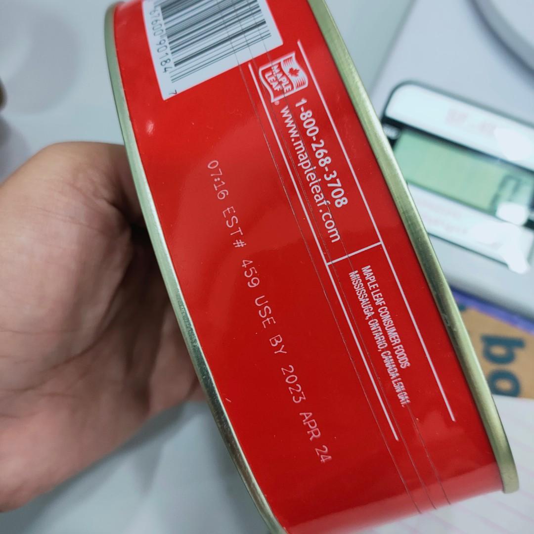 Royale Boneless Cooked Ham 16oz, 1can, Food & Drinks, Packaged ...