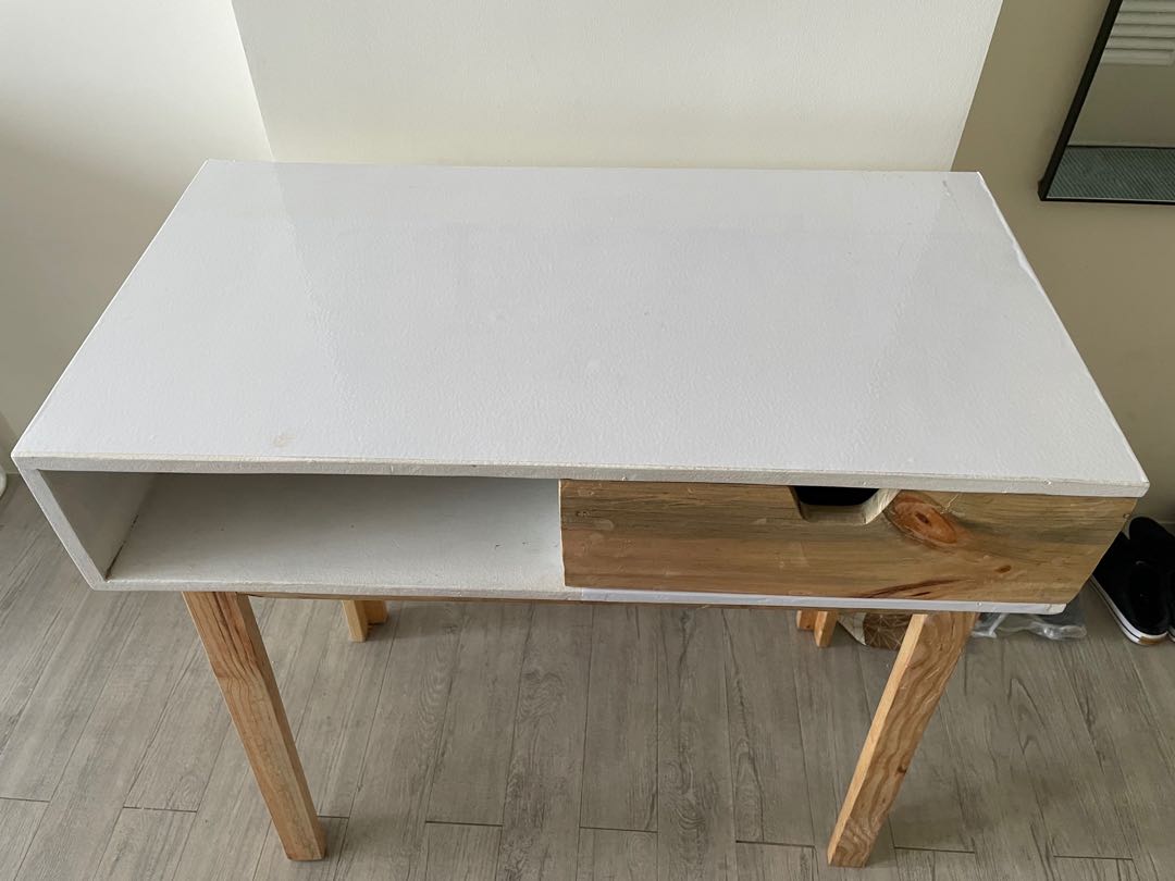 Scandinavian Study Table, Furniture & Home Living, Office Furniture ...