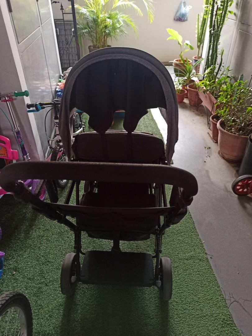 See baby double stroller, Babies & Kids, Going Out, Strollers on Carousell