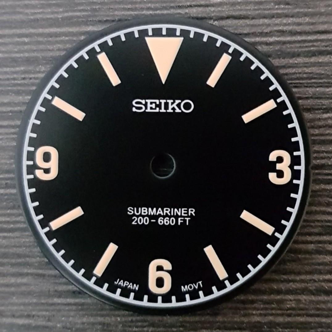 Seiko Dials [Submariner Vintage Mod] - ONLY PIECE, Men's Fashion ...