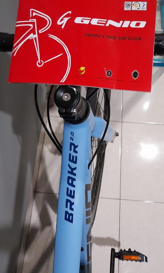 Sepeda polygon genio blue black, Olah Raga, Sepeda di Carousell