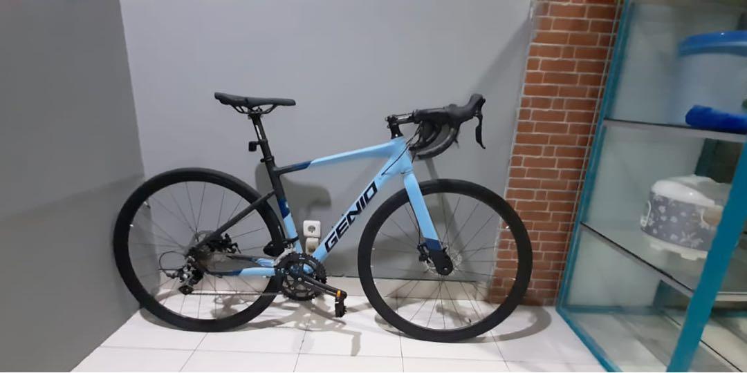 Sepeda polygon genio blue black, Olah Raga, Sepeda di Carousell