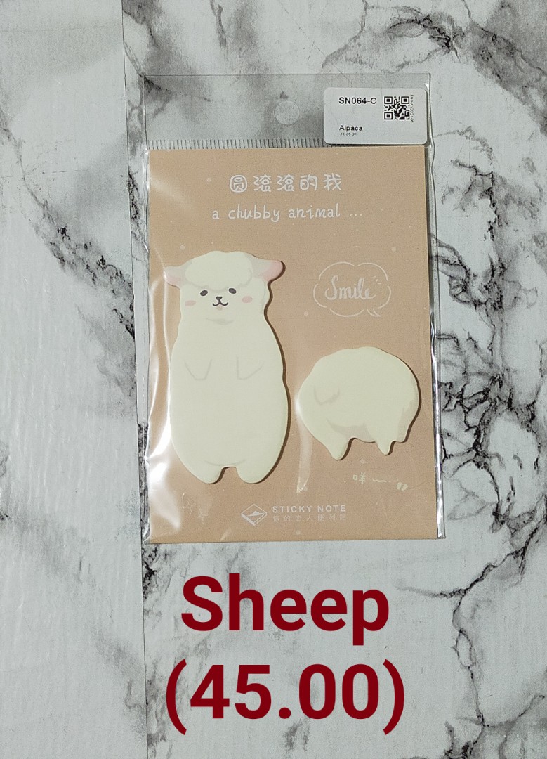 Sheep Sticky Notes, Hobbies & Toys, Stationary & Craft, Stationery ...
