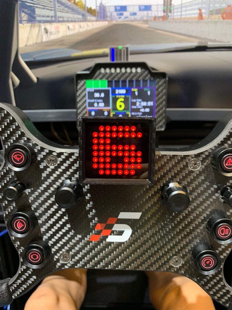Sim dash / sim racing led gear indicator / g29 gear indicator / t300rs ...