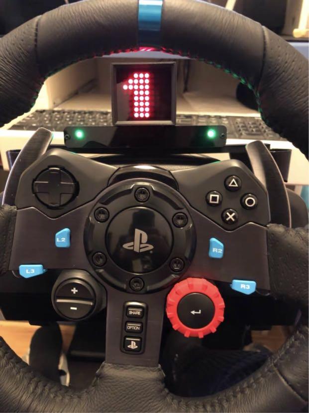Sim dash / sim racing led gear indicator / g29 gear indicator / t300rs ...