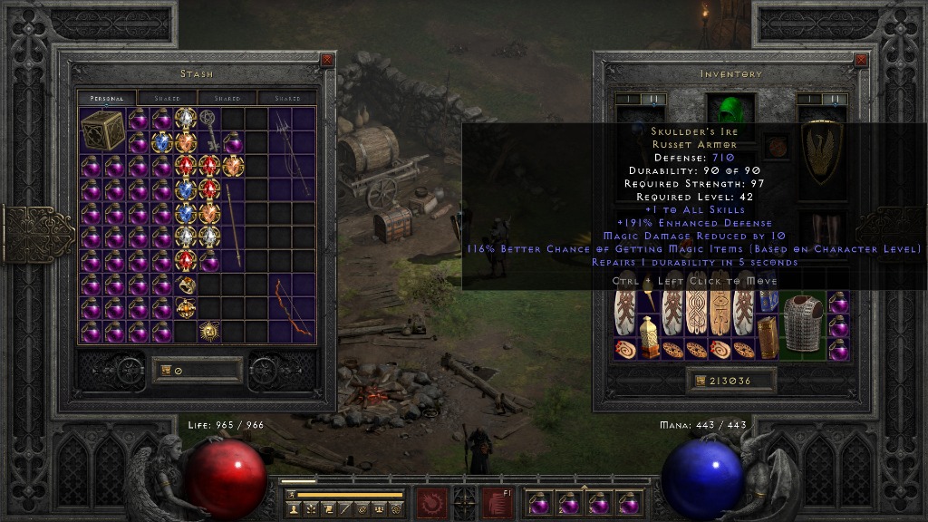 Skullders Ire Russet Armor: Diablo 2 Resurrected, Video Gaming, Gaming ...