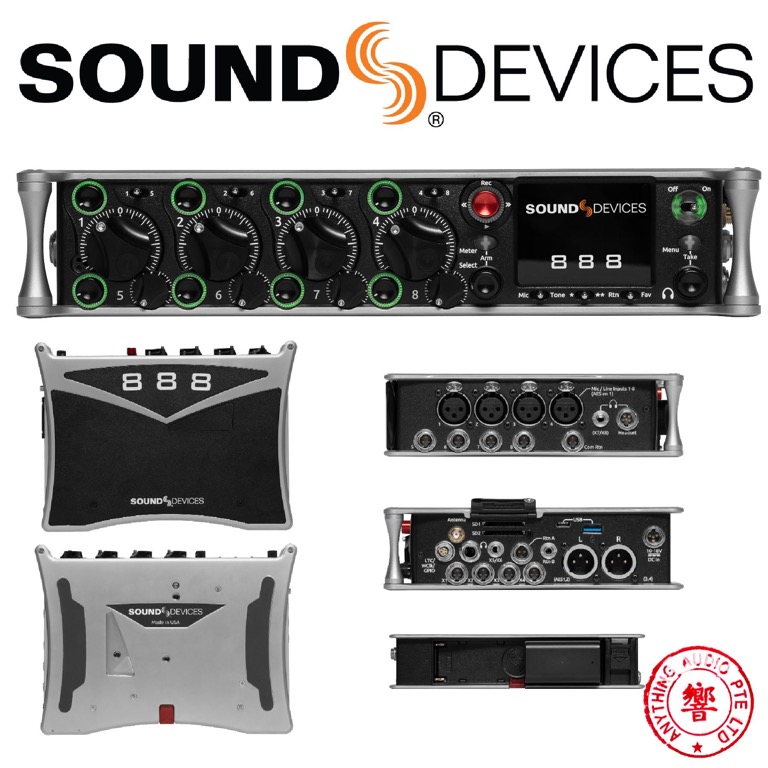 Sound Devices 888 16-Channel / 20-Track Multitrack Field Recorder ...
