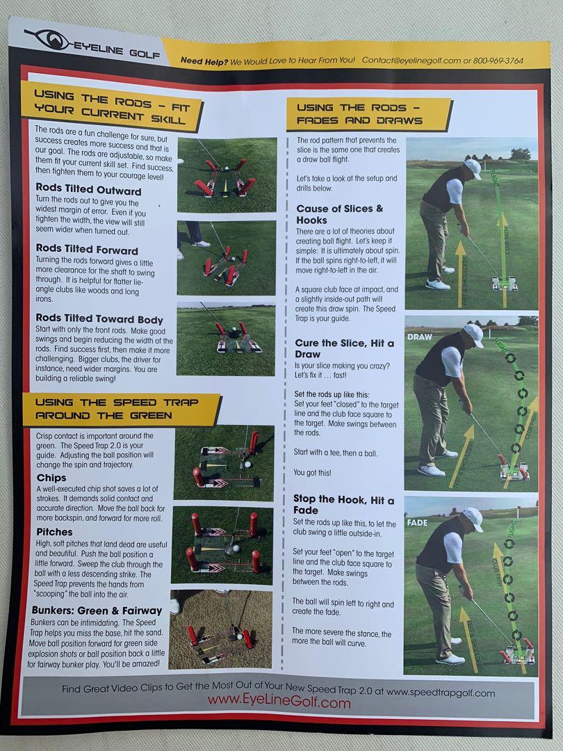 Speed trap 2.0 golf, the best tool for alignment, Sports Equipment ...