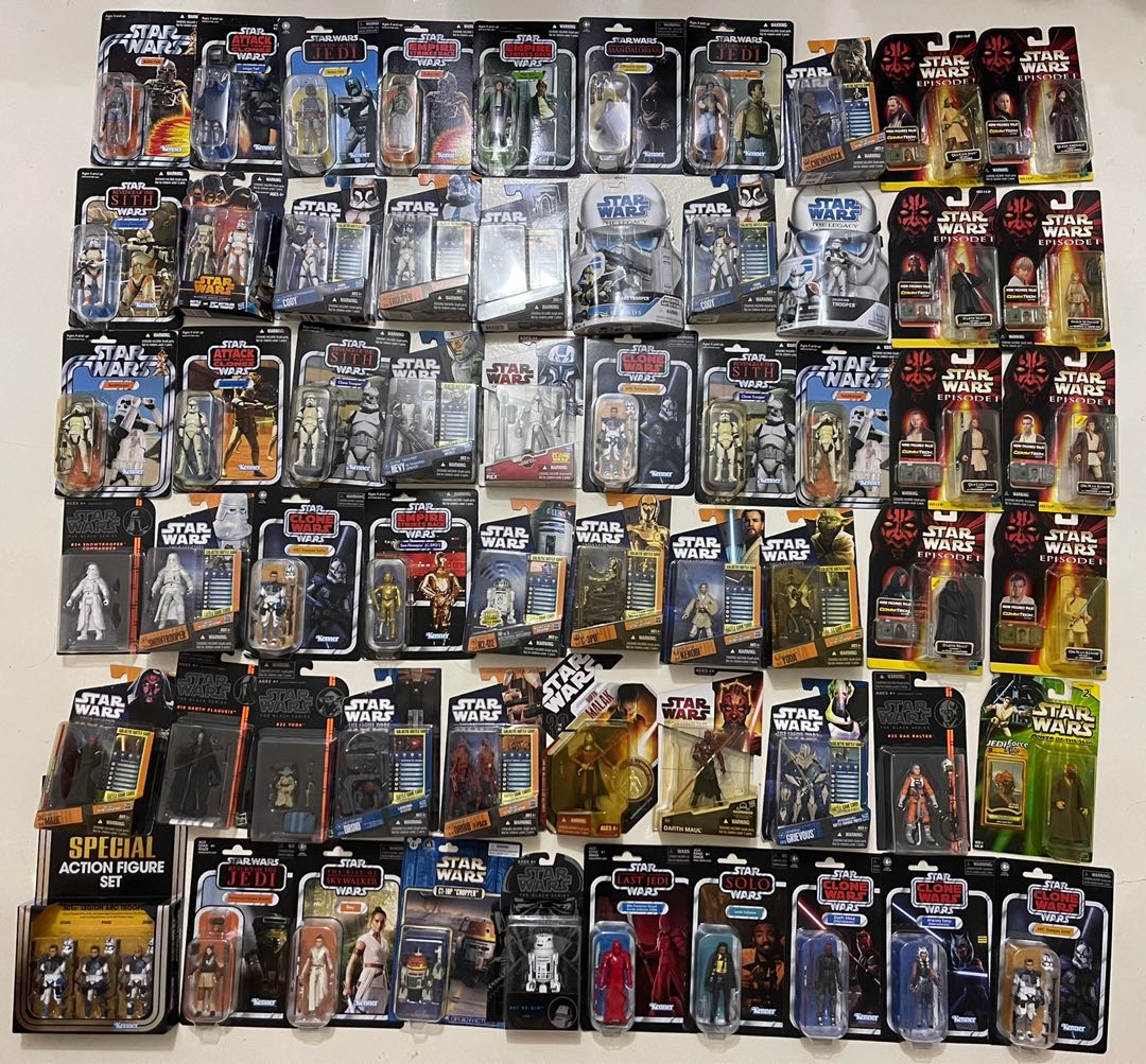 Star wars huge lot Kenner TVC figure Vc hasbro figurine mandalorian ...