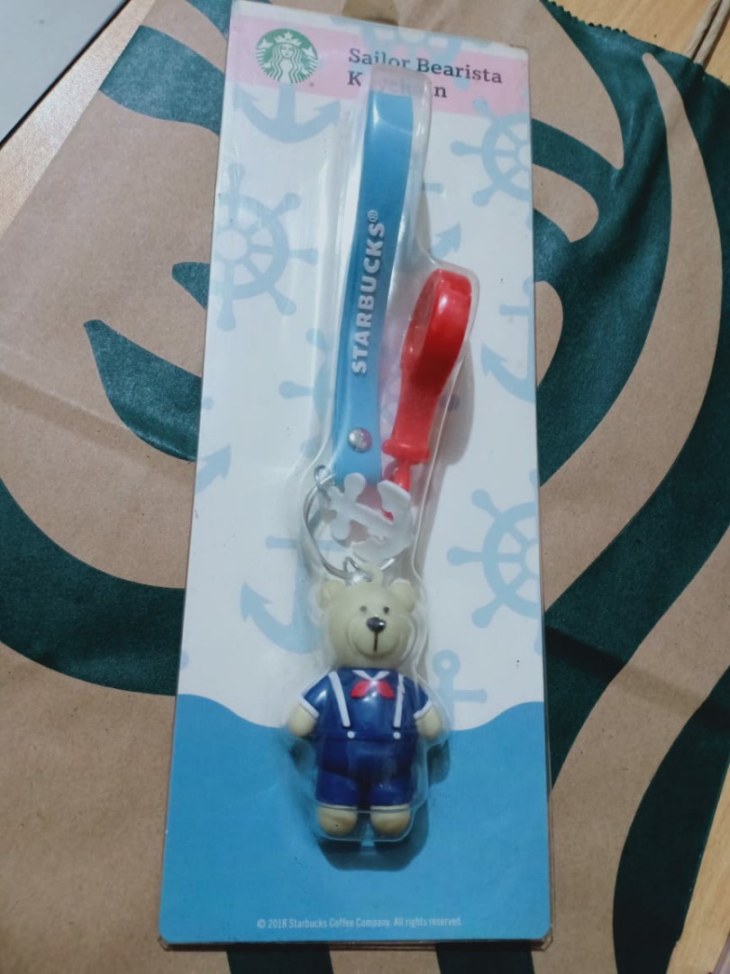 Starbucks Sailor Bearista Keychain ( Boy ), Hobbies & Toys, Memorabilia & Collectibles, Vintage ...