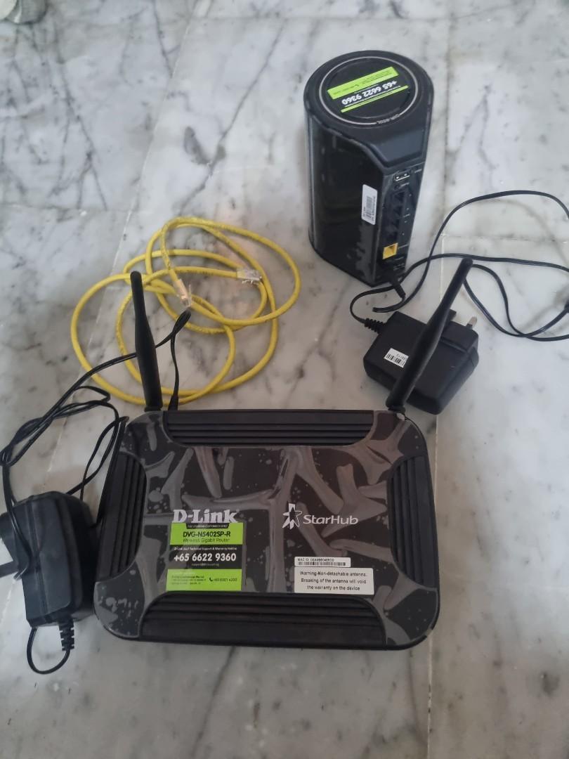 Starhub modem Internet cable router, Computers & Tech, Parts ...
