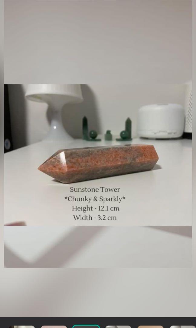 Sunstone Crystals , Sphere , Towers, Hobbies & Toys, Memorabilia ...