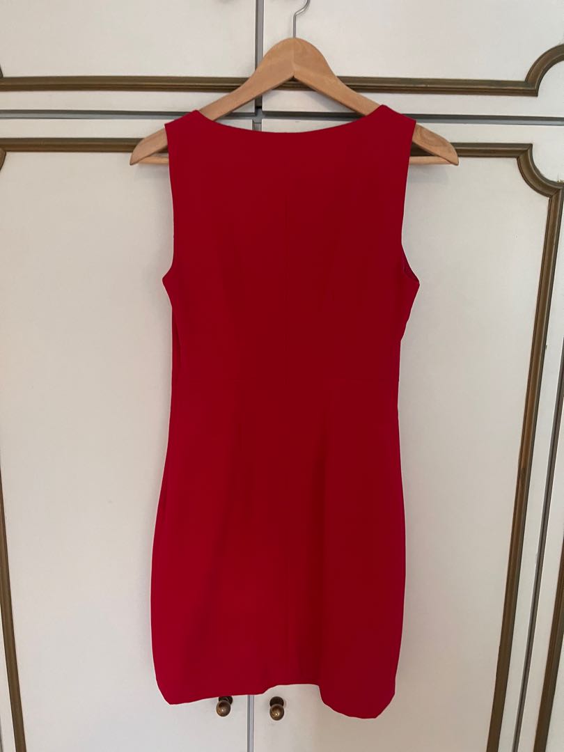 The Limited Red Office Dress, Women's Fashion, Dresses & Sets, Dresses ...