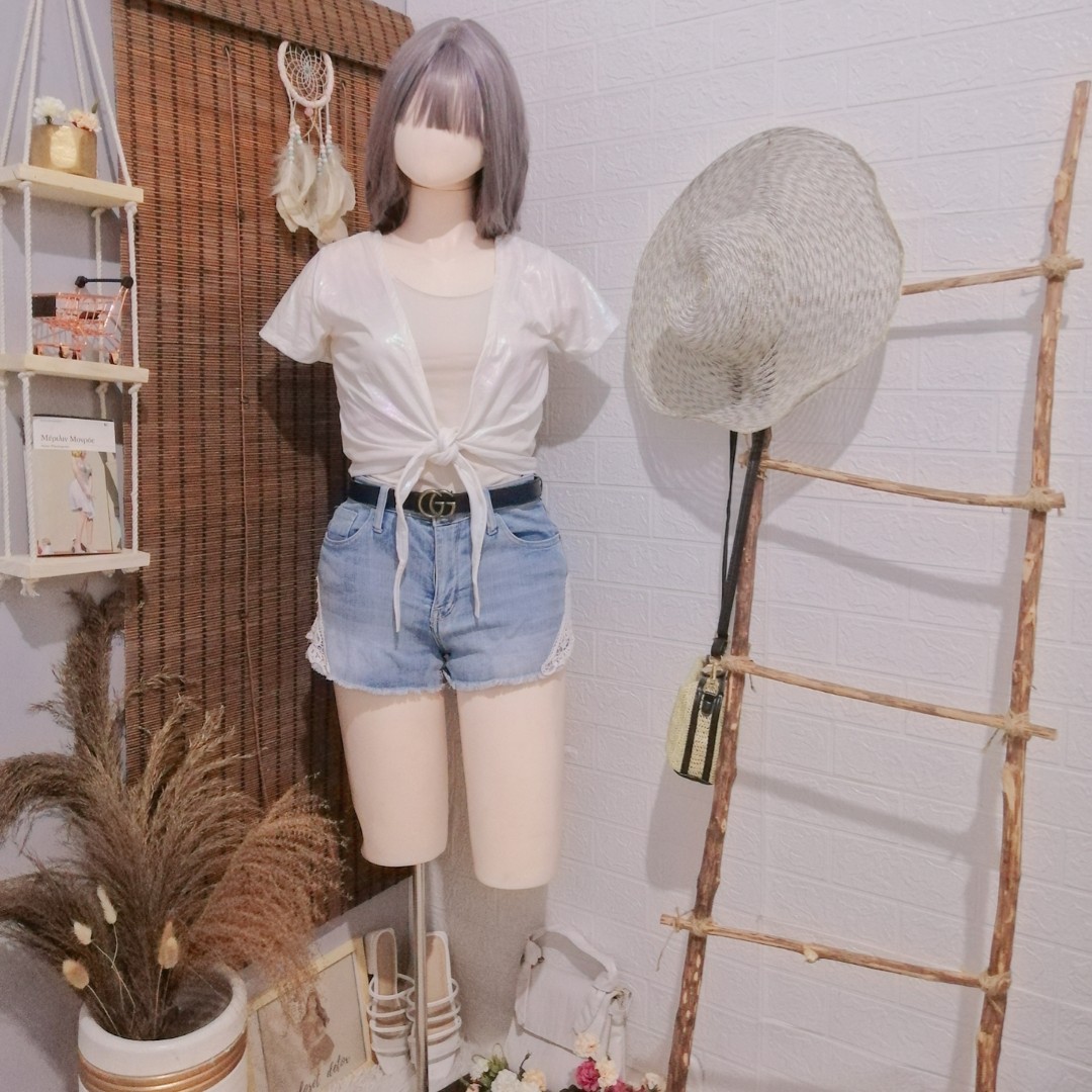 Tie KNOT New Look cover up Top BRAND NEW, Women's Fashion, Tops, Others ...