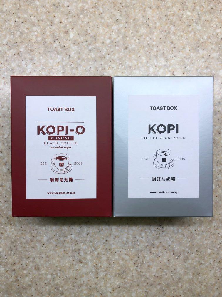 Toast Box Kopi and Kopi O Kosong, Furniture & Home Living, Kitchenware ...