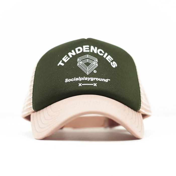 Topi Pria Branded Tendencies Original Fulltag New Green Roots Trucker ...