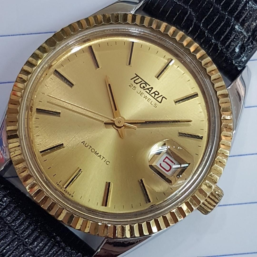 Tugaris Swiss Vintage Watch Automatic, Men's Fashion, Watches ...