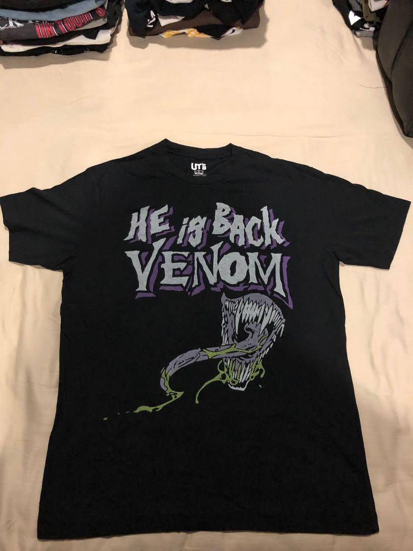 Uniqlo x Marvel collab Venom Shirt, Men's Fashion, Tops & Sets, Tshirts ...