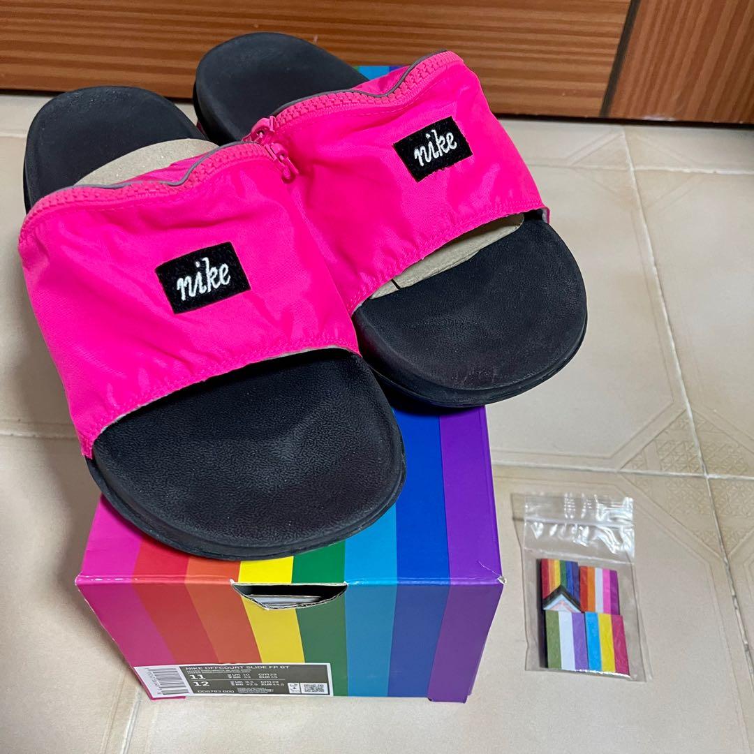[US11] NIKE Off Court Slide Be True | Slides, Pride, Rainbow, Pink, Men ...