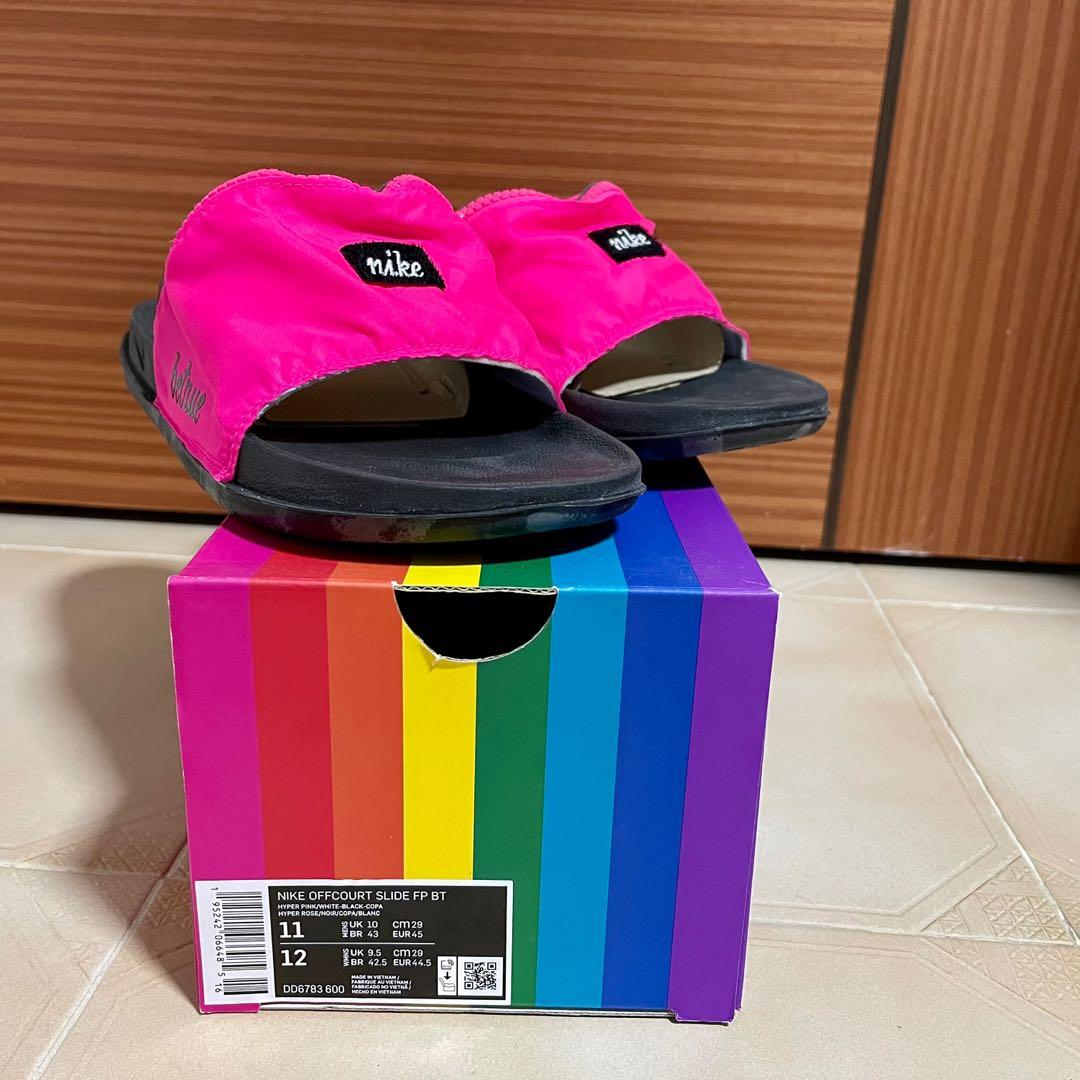 [US11] NIKE Off Court Slide Be True | Slides, Pride, Rainbow, Pink, Men ...