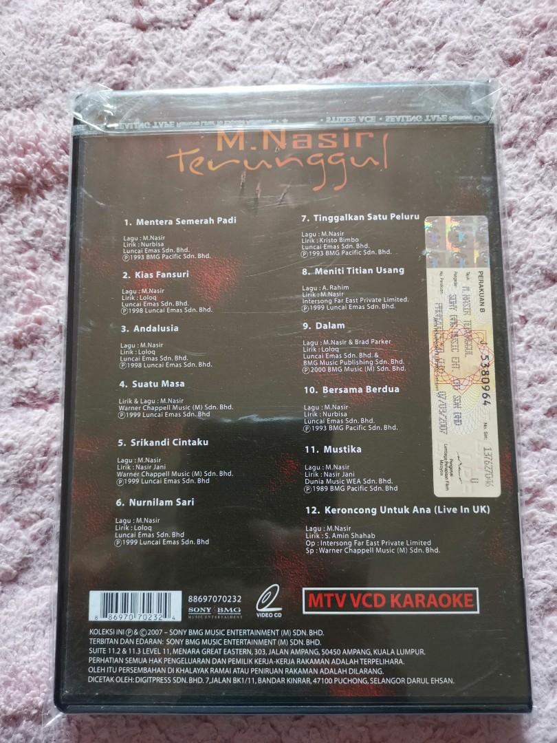 VCD karaoke m. Nasir dan mtv Richard clayderman, Hobbies & Toys, Music & Media, CDs & DVDs on ...