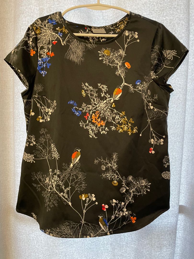 Vera Moda silk top, Women's Fashion, Tops, Blouses on Carousell