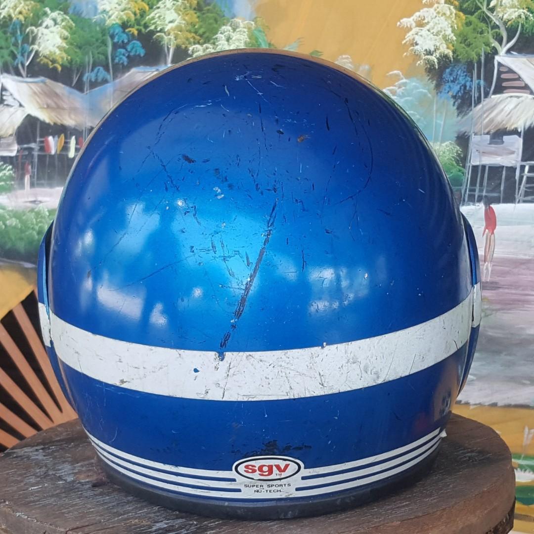 VINTAGE HELMET SGV, Hobbies & Toys, Collectibles & Memorabilia, Vintage ...