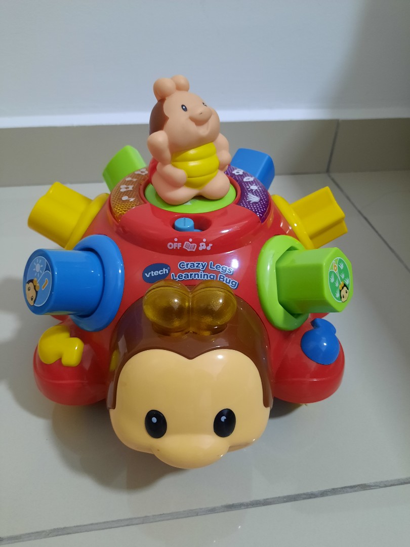 Vtech Crazy Legs Learning Bug, Babies & Kids, Infant Playtime on Carousell