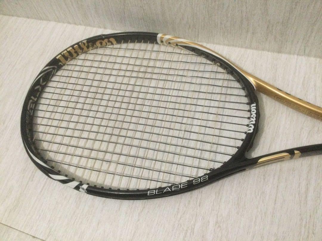 WILSON BLX BLADE 98 BASALT ENGINEER MATRIX(NO CASE)4 3/8, Sports ...