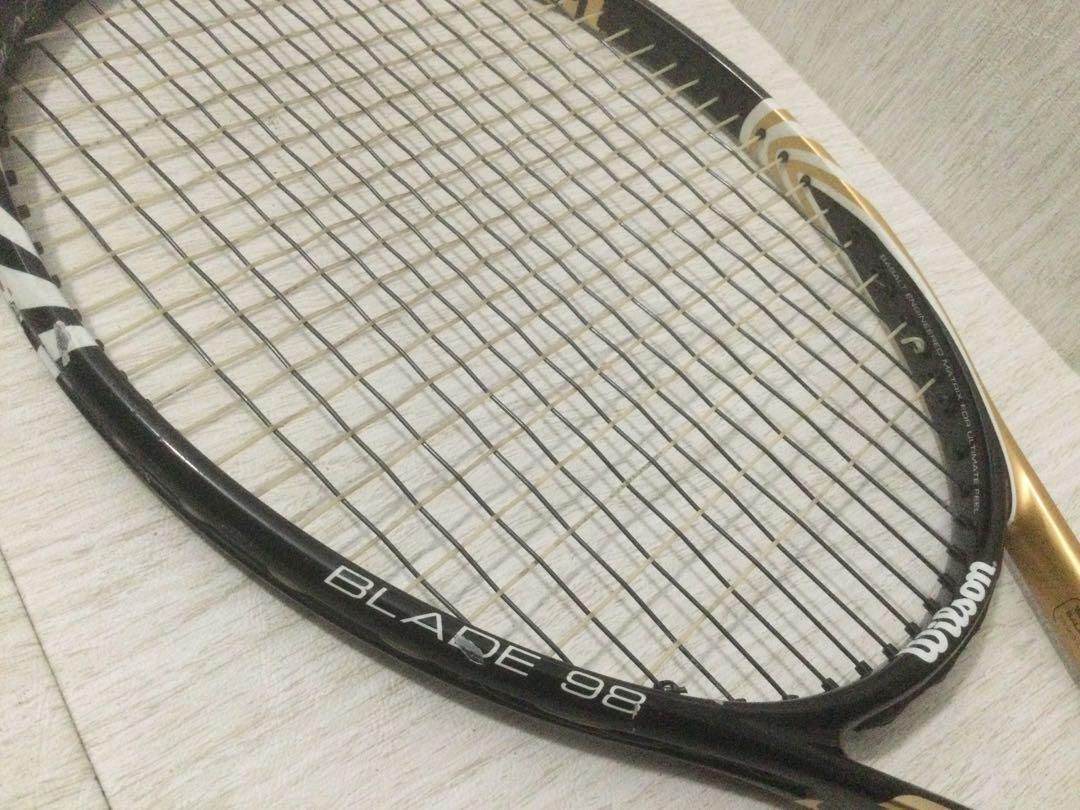 WILSON BLX BLADE 98 BASALT ENGINEER MATRIX(NO CASE)4 3/8, Sports ...