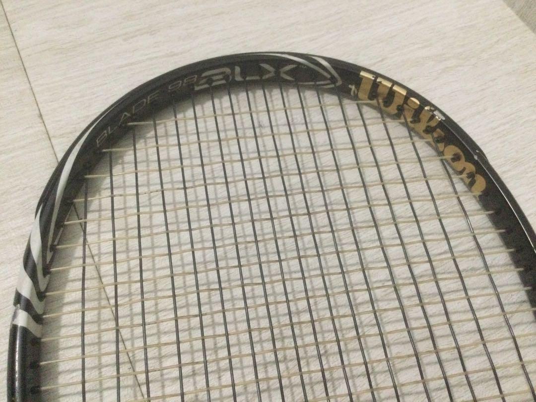 WILSON BLX BLADE 98 BASALT ENGINEER MATRIX(NO CASE)4 3/8, Sports ...