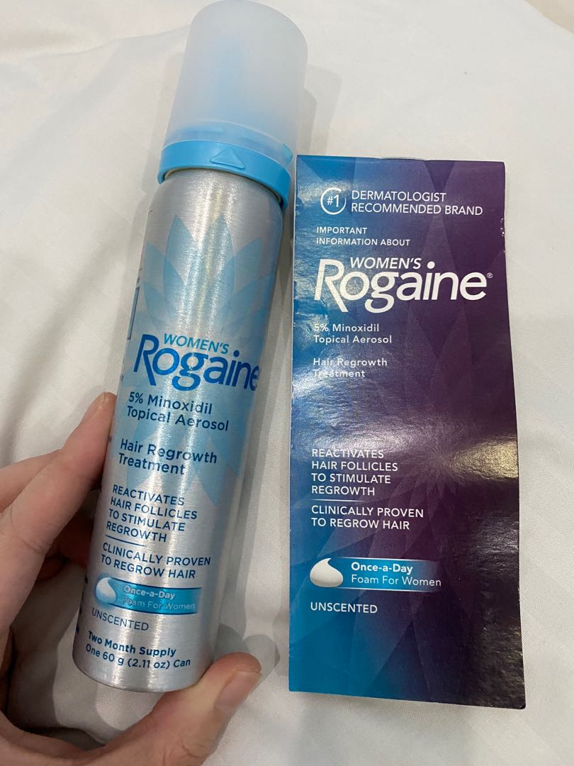 Womens Rogaine 5 Minoxidil Topical Aerosol Hair Regrowth Treatment