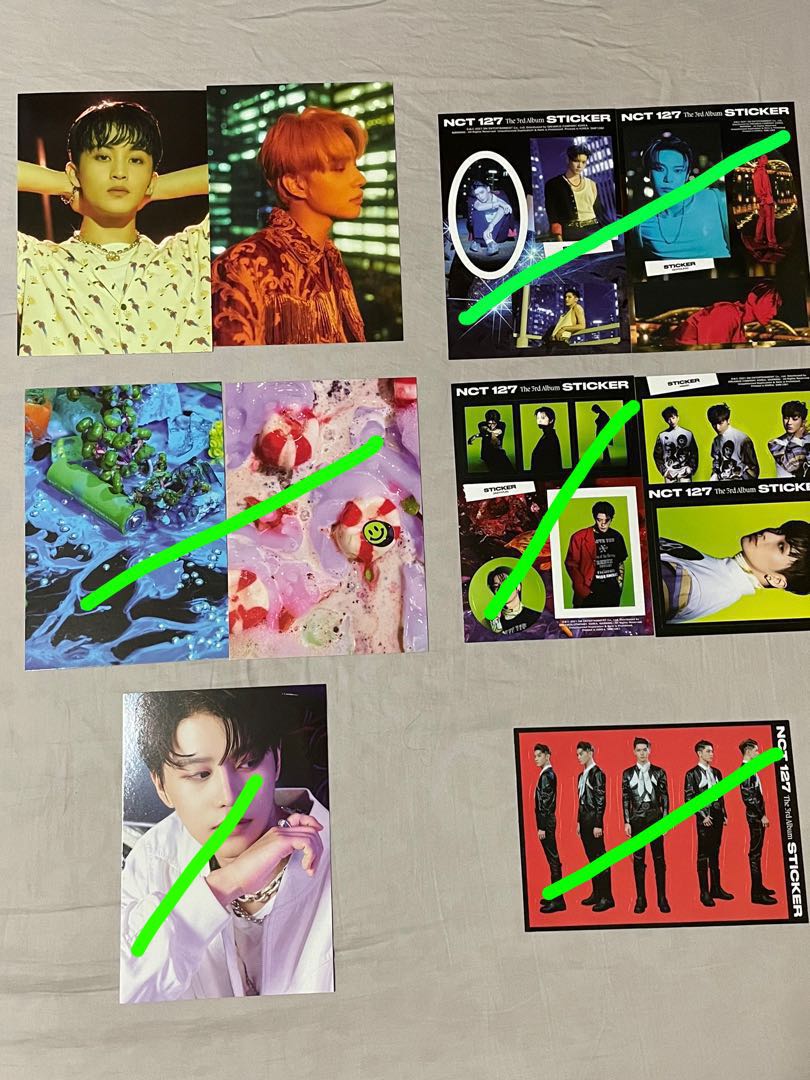 wtt nct sticky sticker seoul city inserts postcard stickers taeil ...