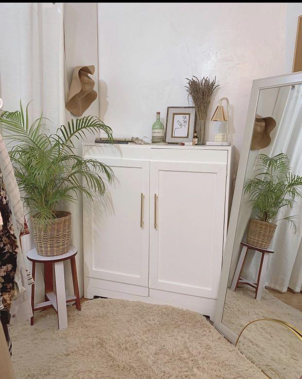 3 Layer cabinet white big, Furniture & Home Living, Furniture, Shelves ...