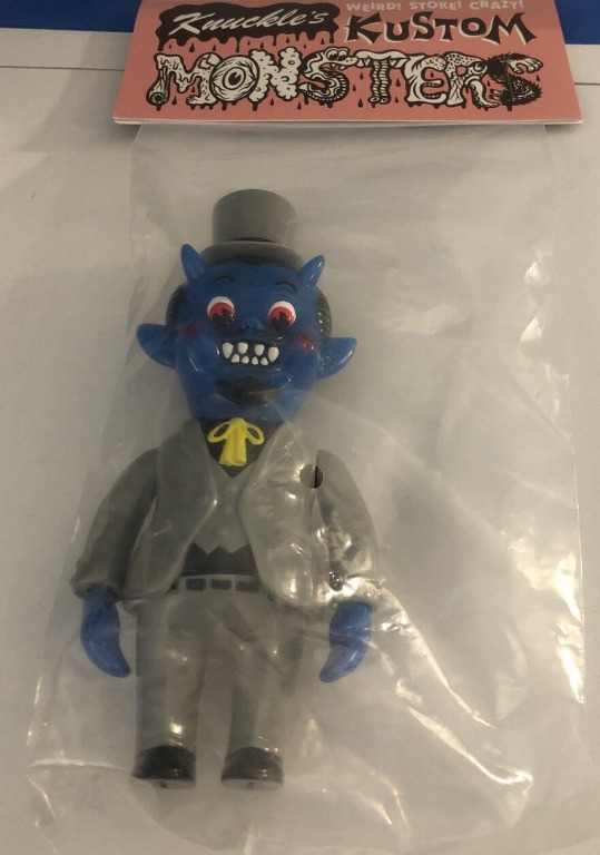 全新未開 Toysoul 會場限定 Headlock studio mini lil diablo 藍魔鬼 headlockstudio sofubi, 興趣及遊戲, 玩具 & 遊戲類 ...