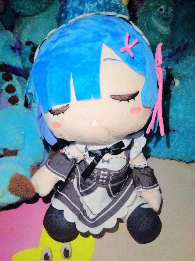 Anime plush re zero rem, Hobbies & Toys, Collectibles & Memorabilia, J ...