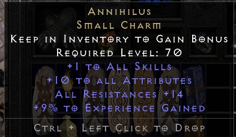 Annihilus Charm / Anni : Diablo 2 Resurrected, Video Gaming, Gaming ...