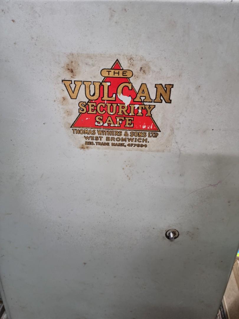 Antique 1940s Thomas Withers and Sons Cast Iron Safe (Repainted ...